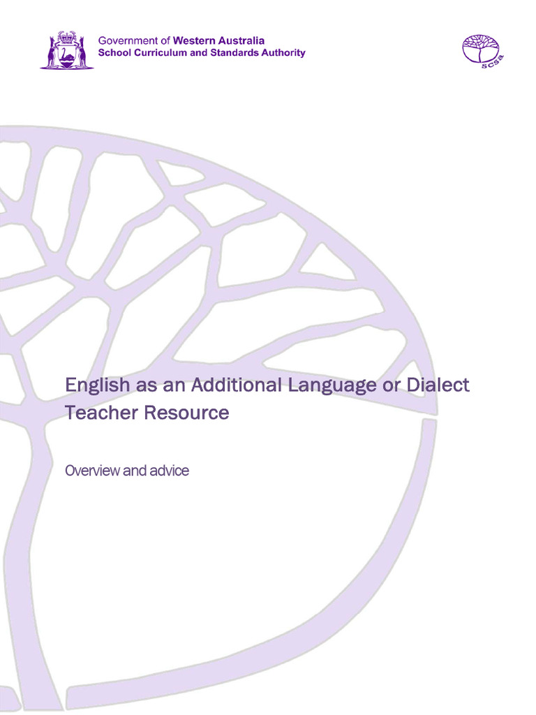 Week 8 EALD-Overview-and-advice | PDF | English As A Second Or Foreign ...