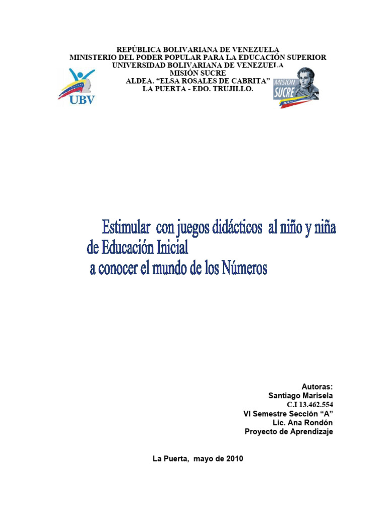 Contando Aprendo Los Numeros | Descargar gratis PDF | Educación de la primera infancia | Aprendizaje