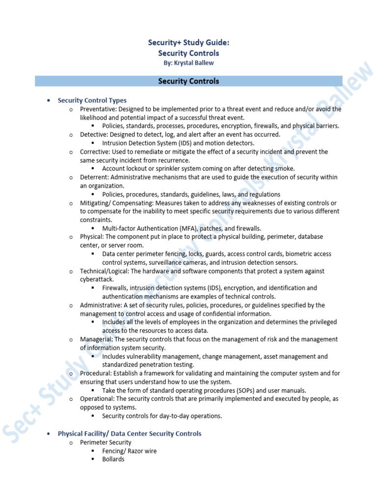 Security Study Guide 1705385063 | PDF | Public Key Cryptography | Key ...