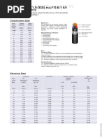 Cable Size & Current Rating Chart | PDF