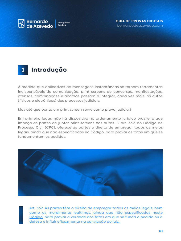 Guia de Provas Digitais | PDF | Prova (jurídico) | Informática