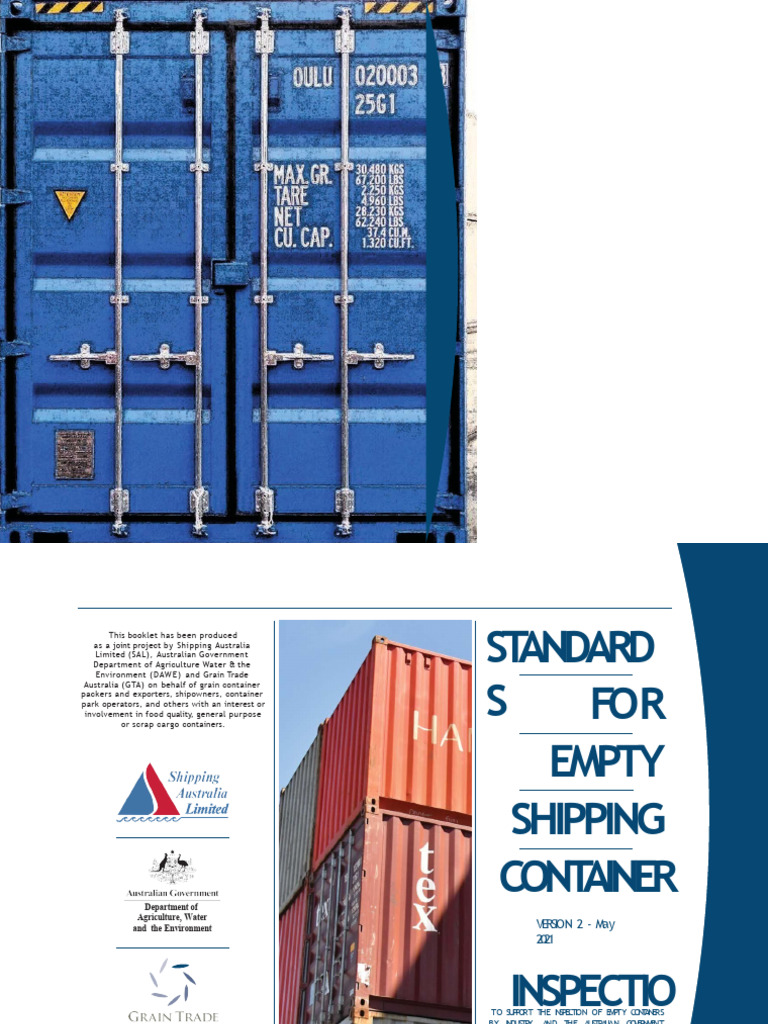 Standards For Empty Shipping Container Inspection v2 May 2021 | PDF ...