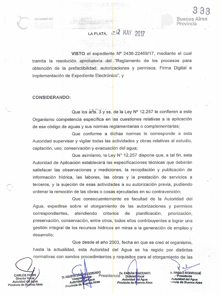 Resolución ADA #333-17 | PDF