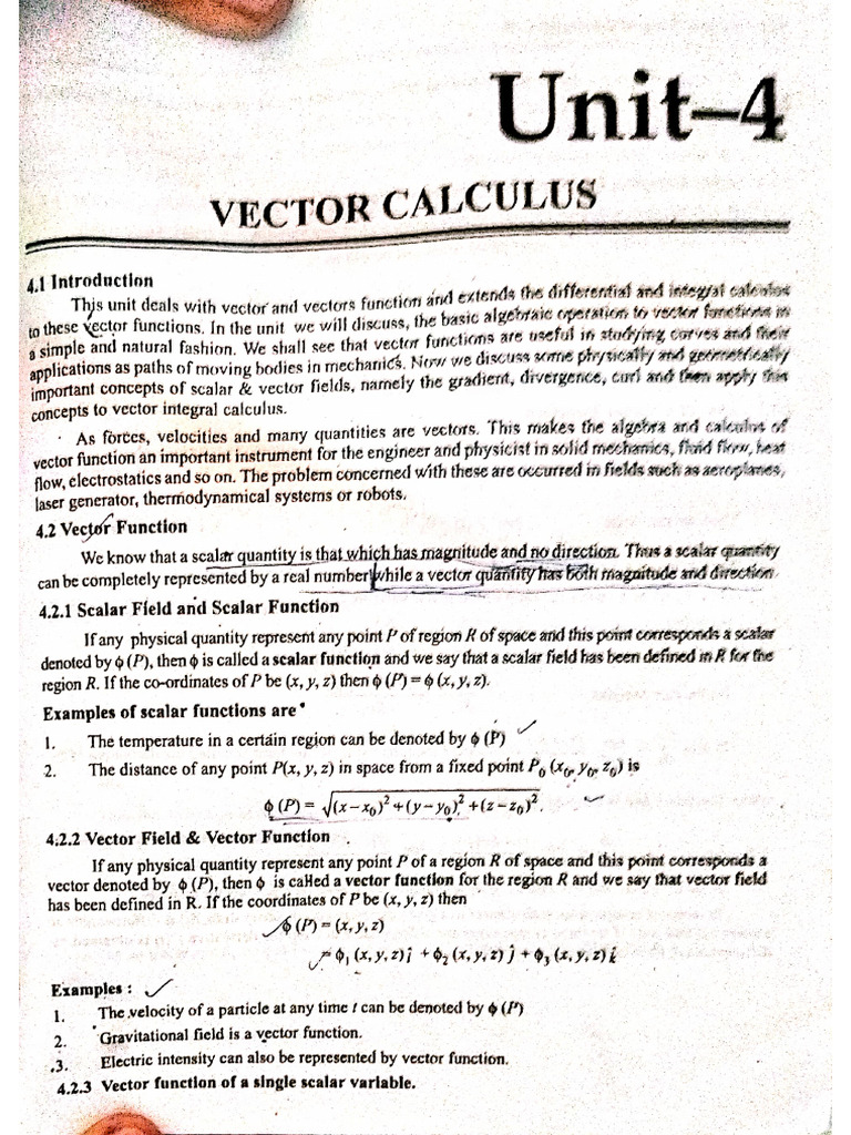 Vector Calculus | PDF