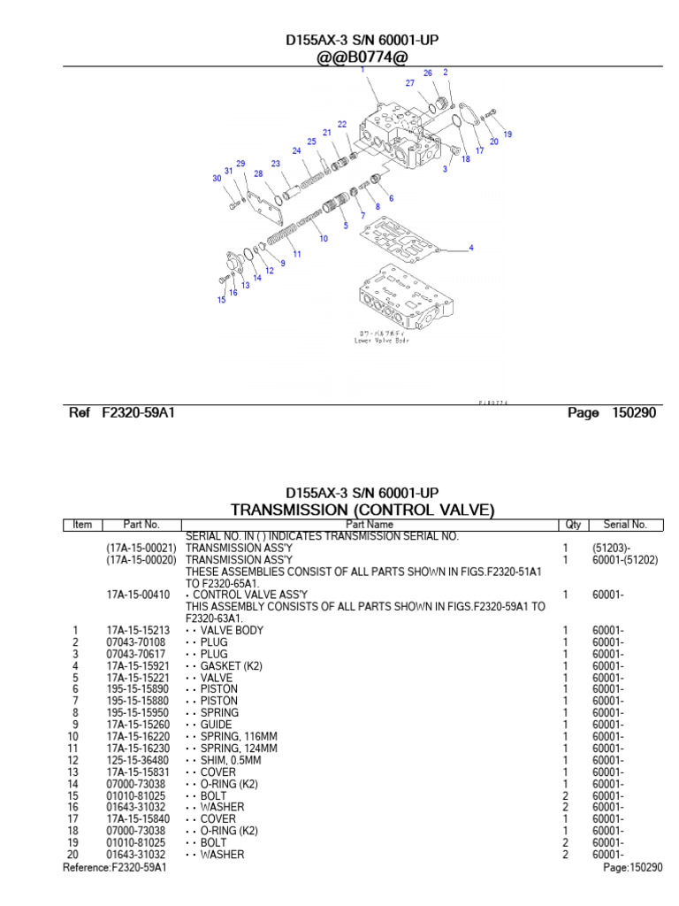 D155ax-3 D155ax-3 S/N S/N 60001-Up 60001-Up | Download Free PDF ...