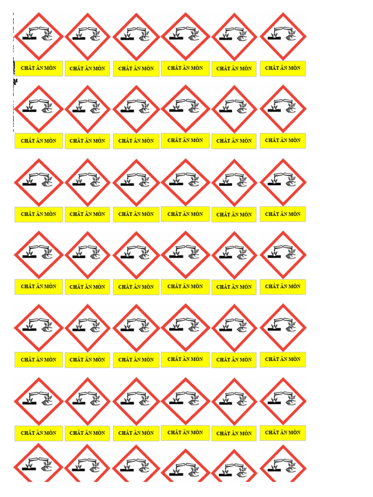 01. Nhãn cảnh báo hóa chất | PDF