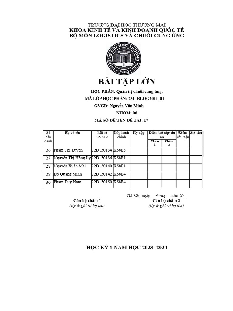 BTL Chu I Cung NG | PDF