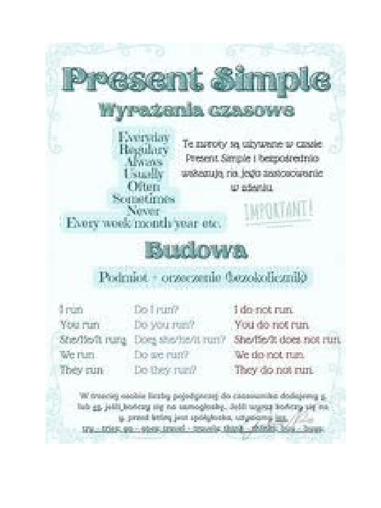 Psent Simple | PDF