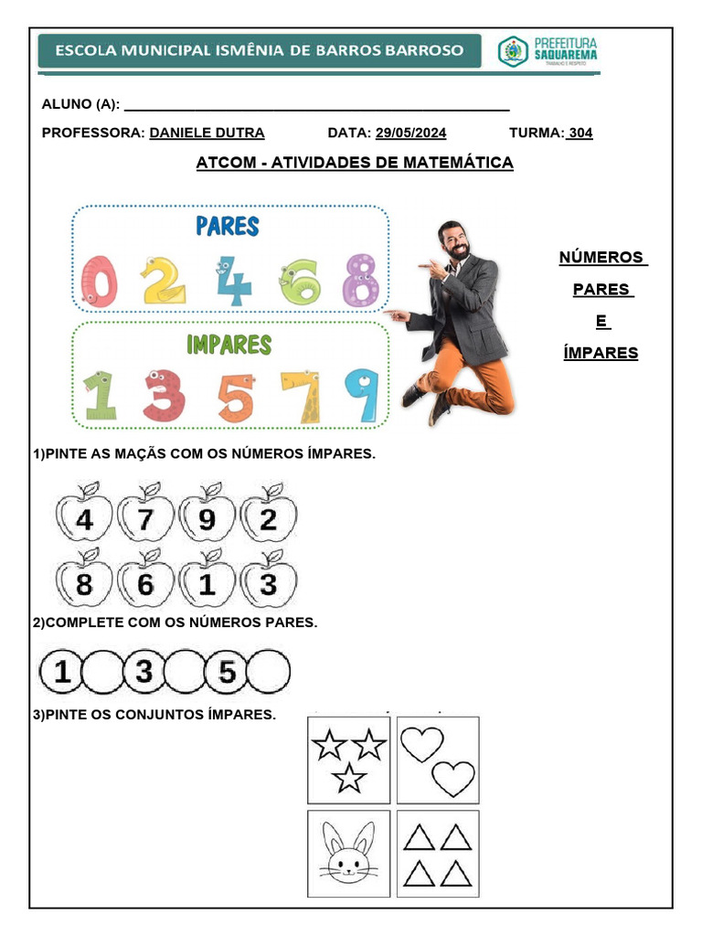 Atividades 3 Ano 29 05 | PDF