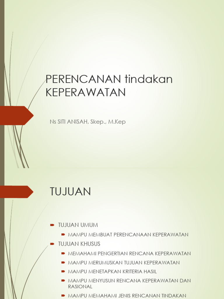 Intervensi Keperawatan Pertemuan | PDF