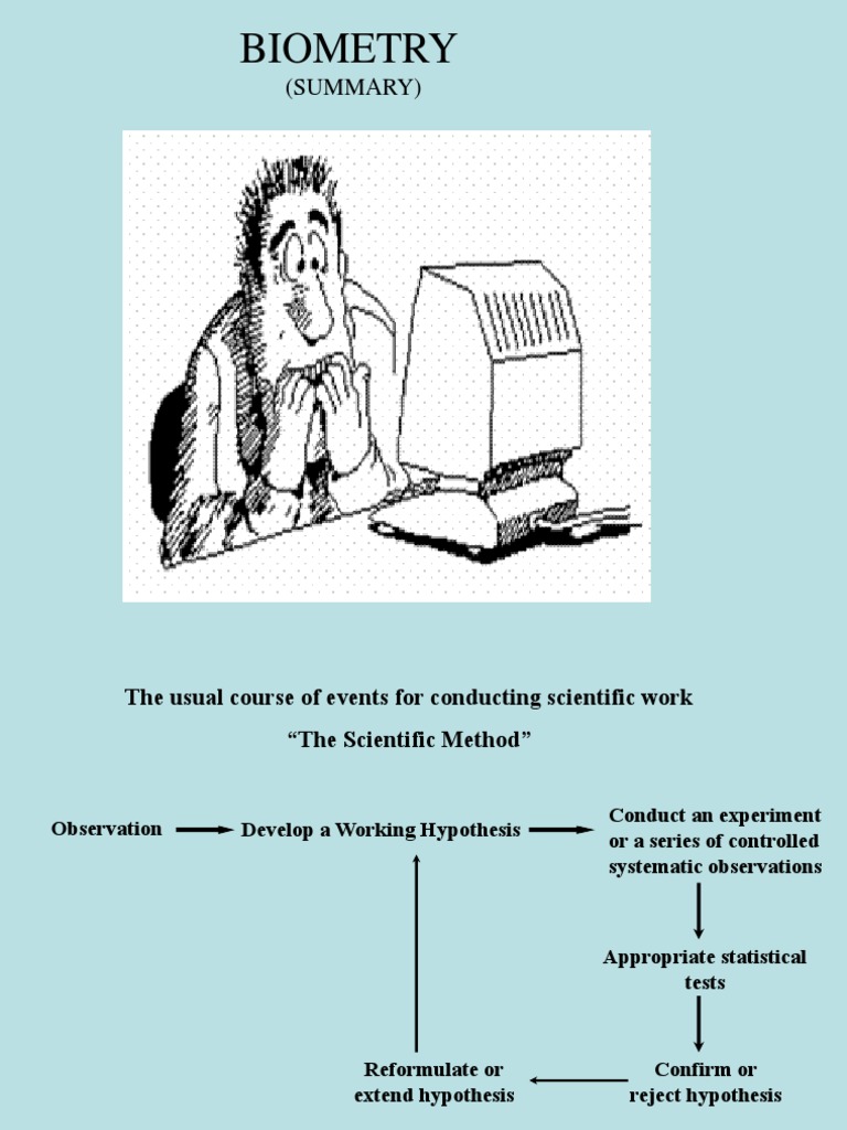 BIOMETRY: The Scientific Method and Statistical Tests | PDF ...