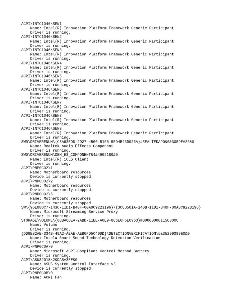 Devlist | Download Free PDF | Device Driver | Usb