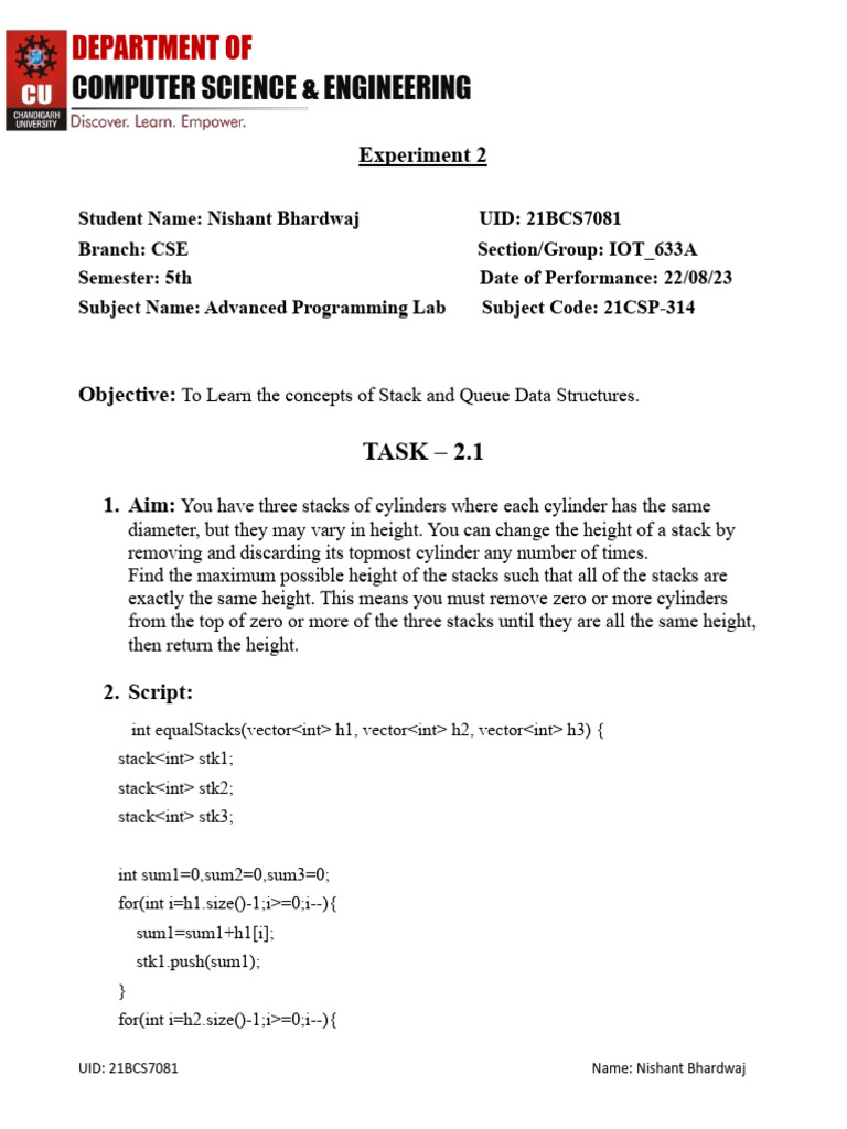Nishant AP 1.2 | PDF | Bracket | Computing