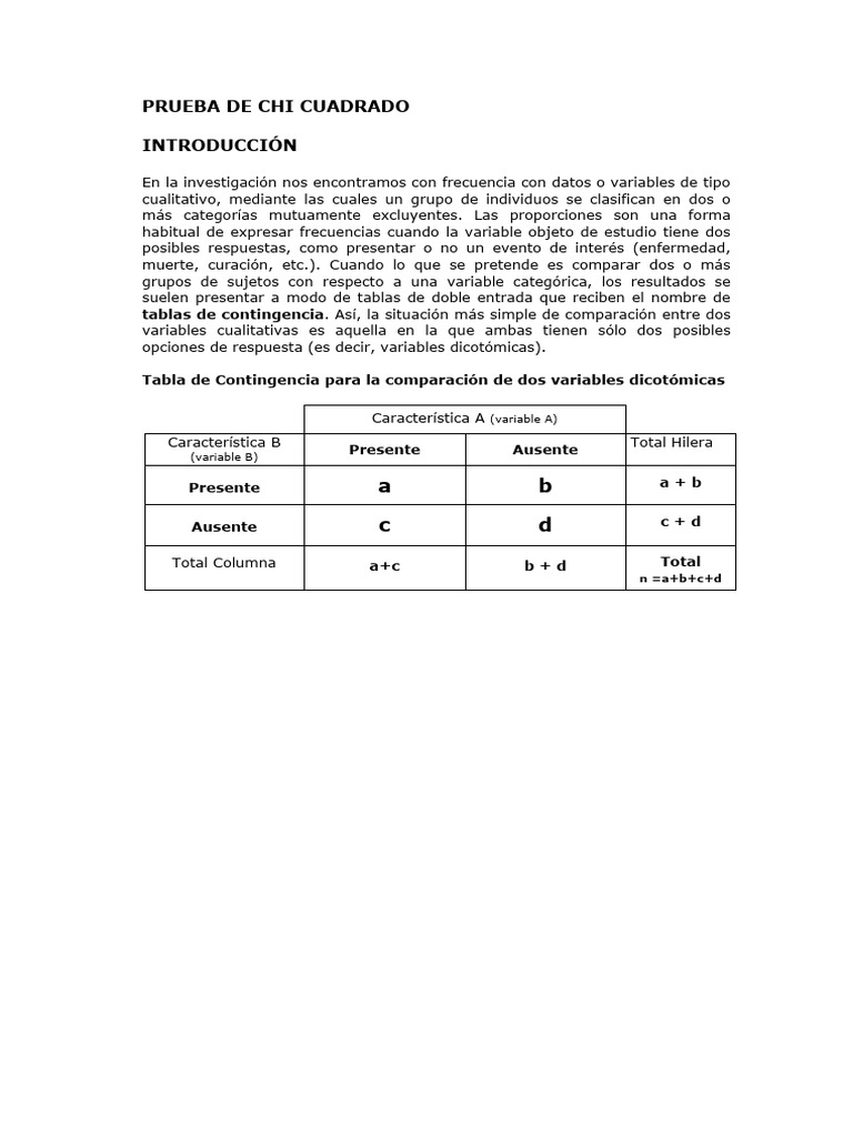 Teórico Chi Cuadrado Pdf Distribución Cuadrada Chi Prueba De Ji Cuadrado