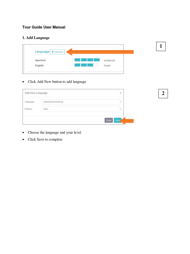 Tourguide Manual | PDF