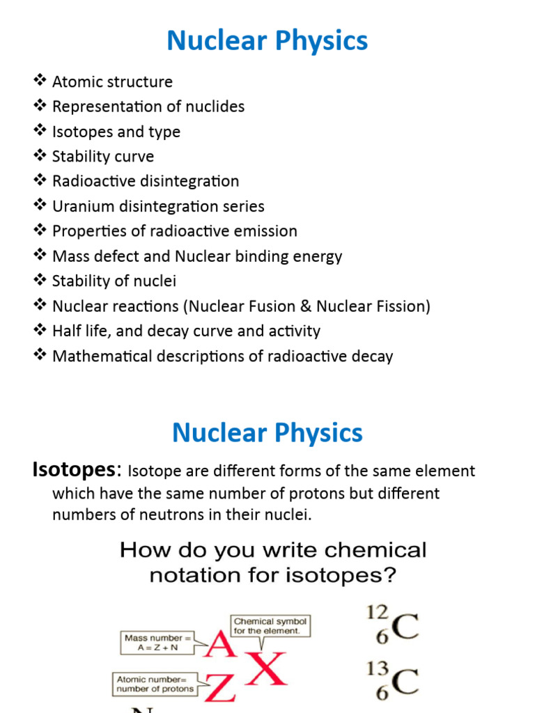 Advanced Nuclear Physics Guide | PDF | Radioactive Decay | Nuclear Reaction