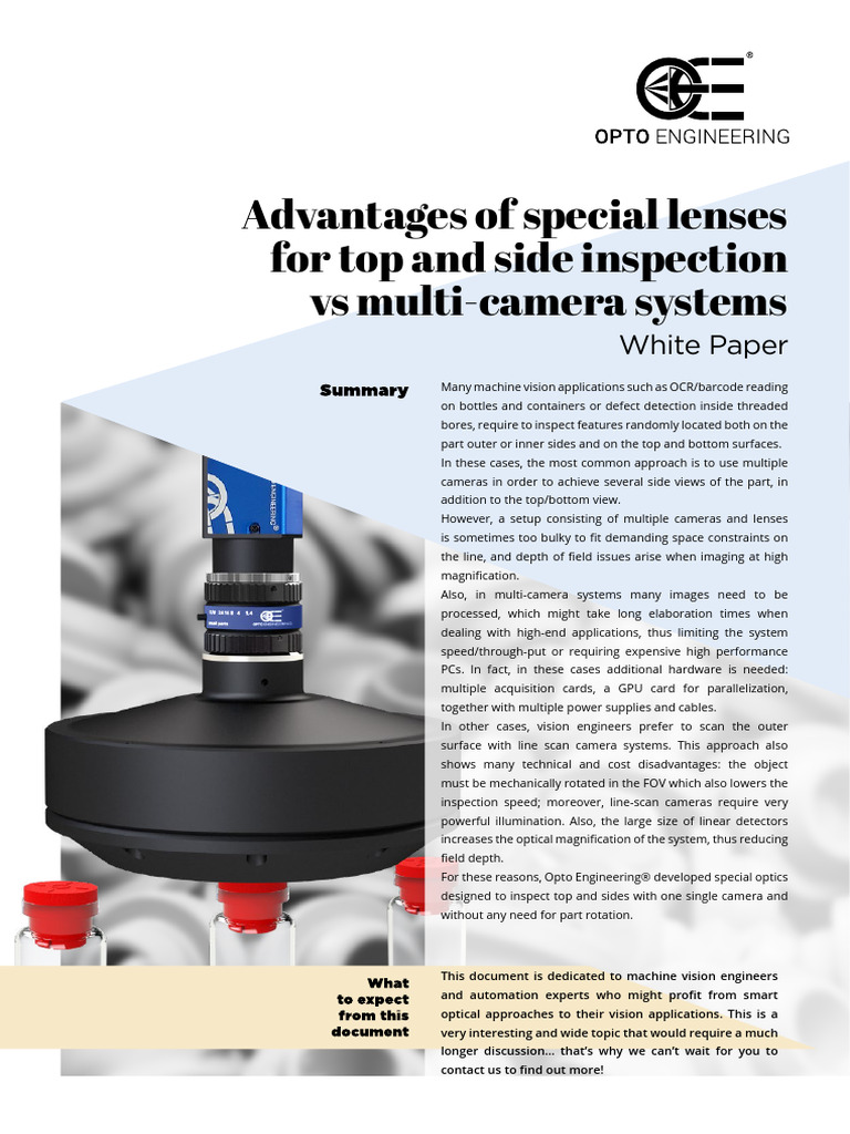 White Paper Special Lenses | PDF | Optics | Electromagnetic Radiation