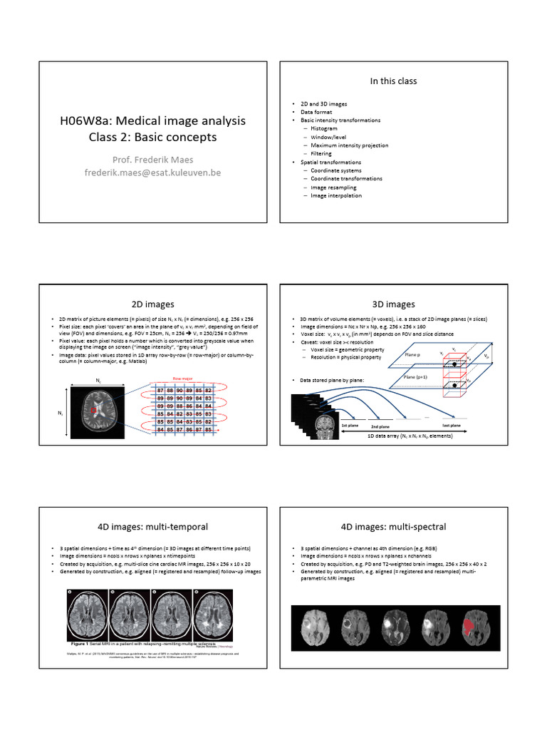 Lecture 2 Merged | PDF | Voxel | Pixel