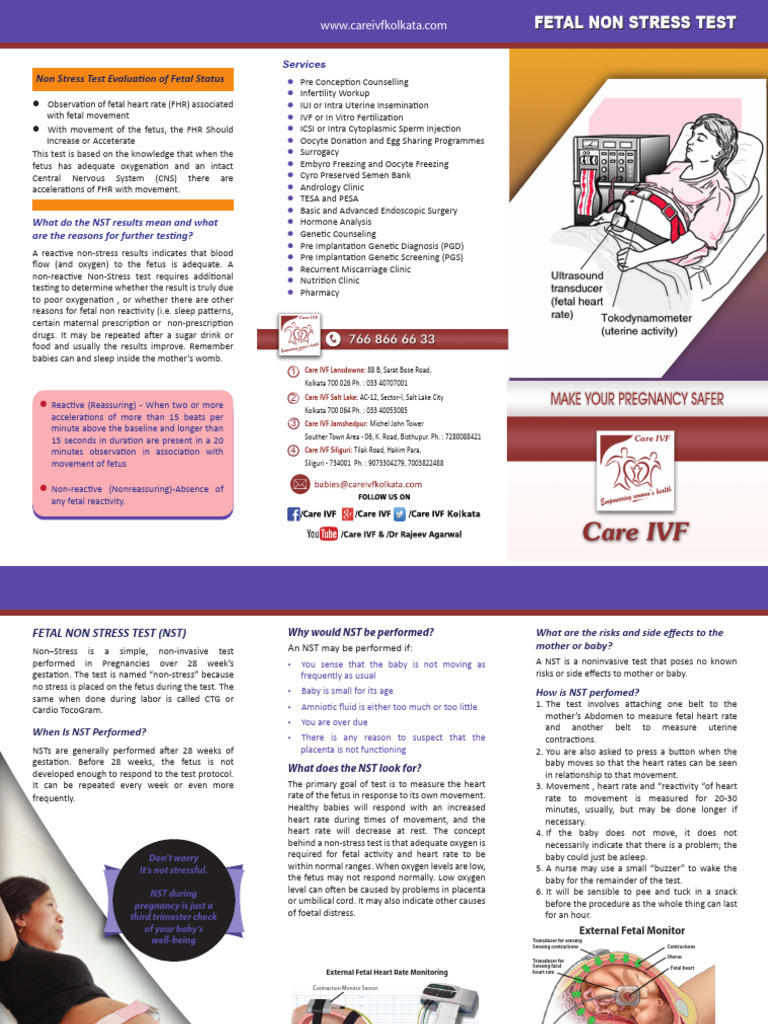 Fetal Non Stress Test | PDF | Fetus | In Vitro Fertilisation