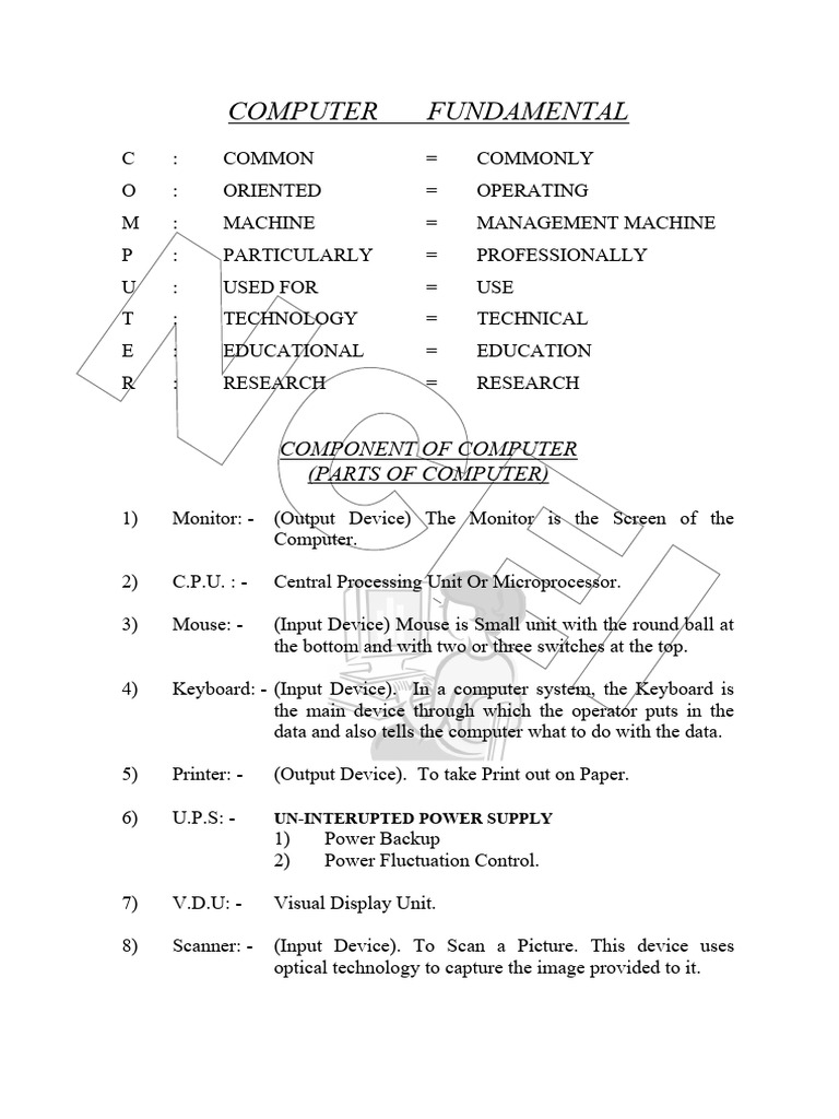 CS Fundamentals | PDF | Computer Virus | Computer Data Storage