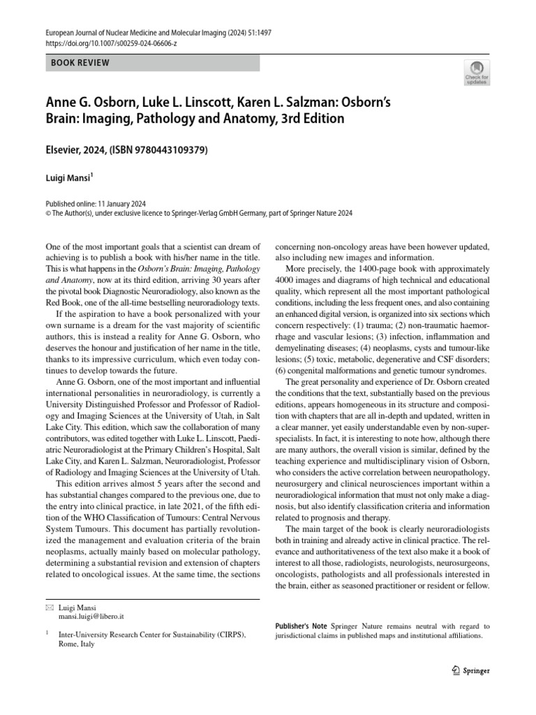 Anne G. Osborn, Luke L. Linscott, Karen L. Salzman: Osborn's Brain ...