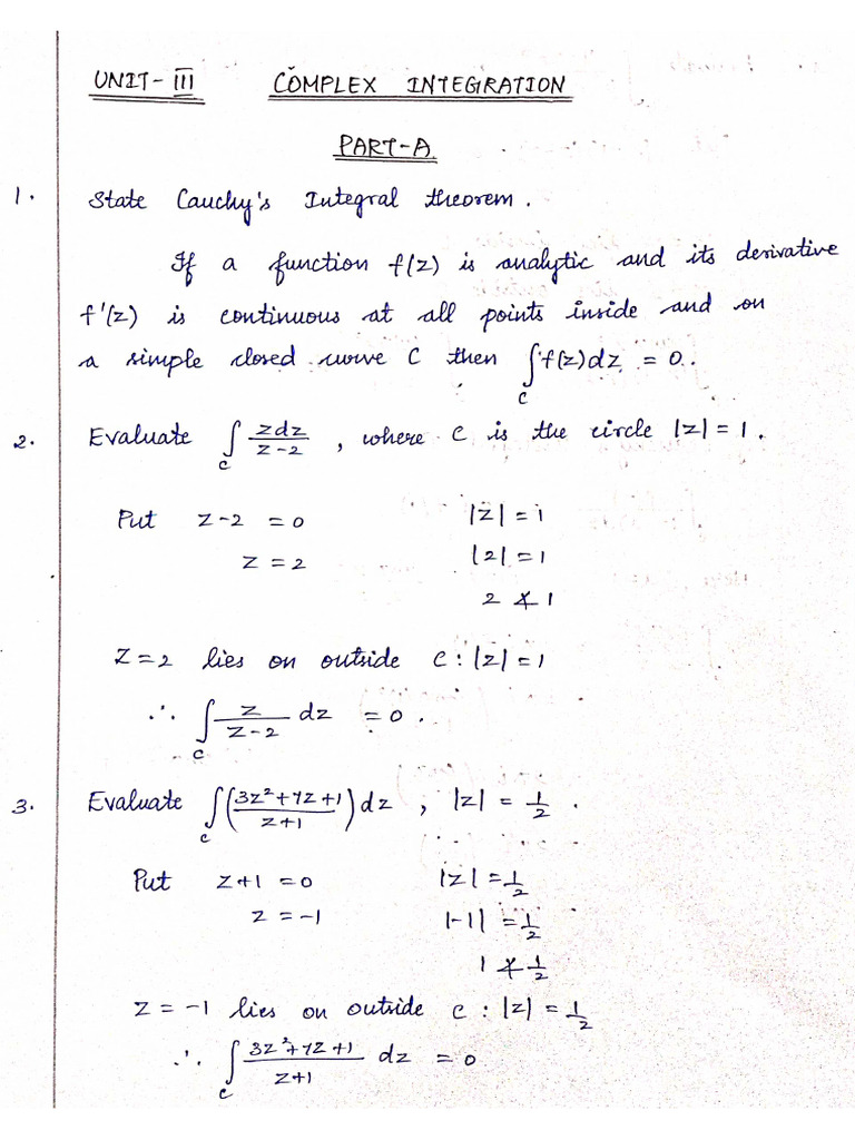 Maths Unit-3 End Sem | PDF