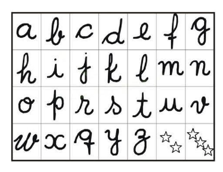 Abecedario Letra Ligada | PDF