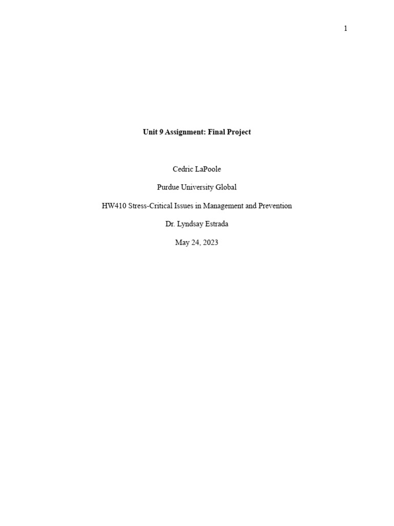 Unit 9 | PDF | Stress (Biology) | Fight Or Flight Response