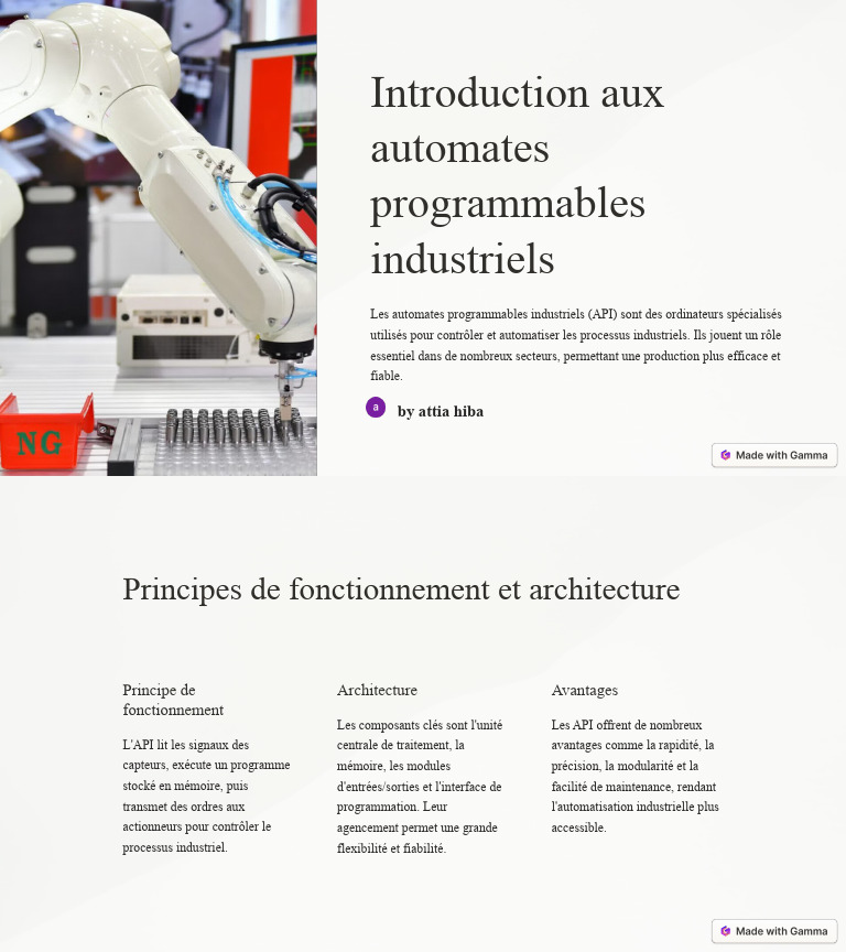 Introduction Aux Automates Programmables Industriels | PDF | Ordinateurs