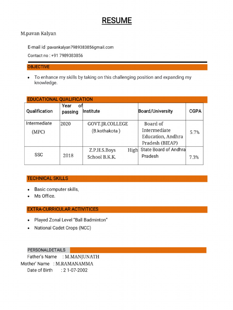 M.pavan Kalyan | PDF