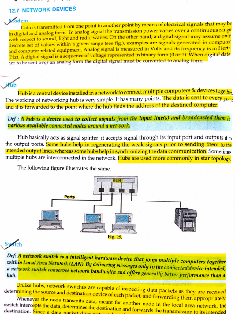 3 - Unit5 - Network Devices | PDF | Computer Network | Network Switch