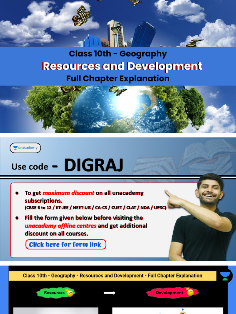 Class 10 Geography: Resources & Development | PDF | Soil | Resource