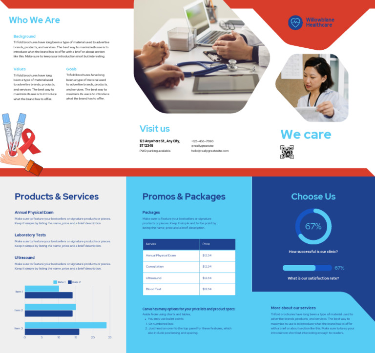 Trifold Brochure Design Guide | PDF | Brand | Physical Examination