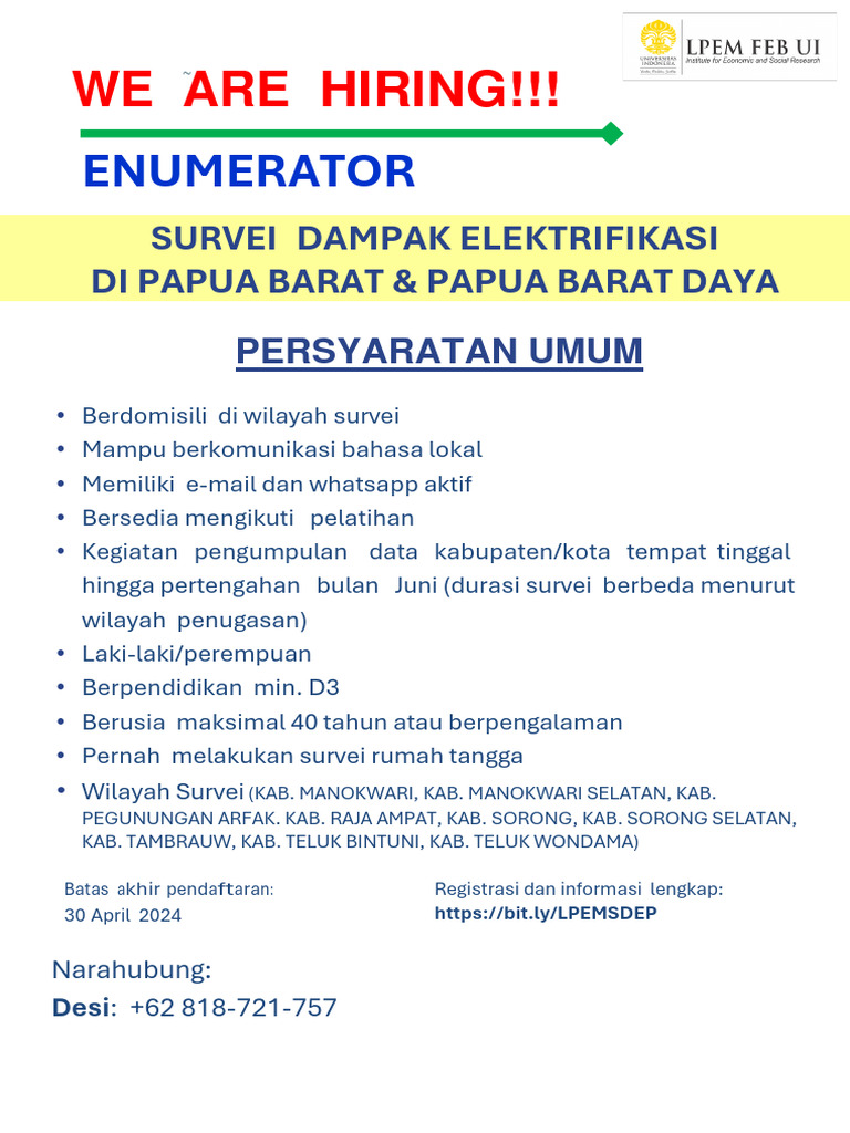 SDEPBD Enum Rekrutmen | PDF