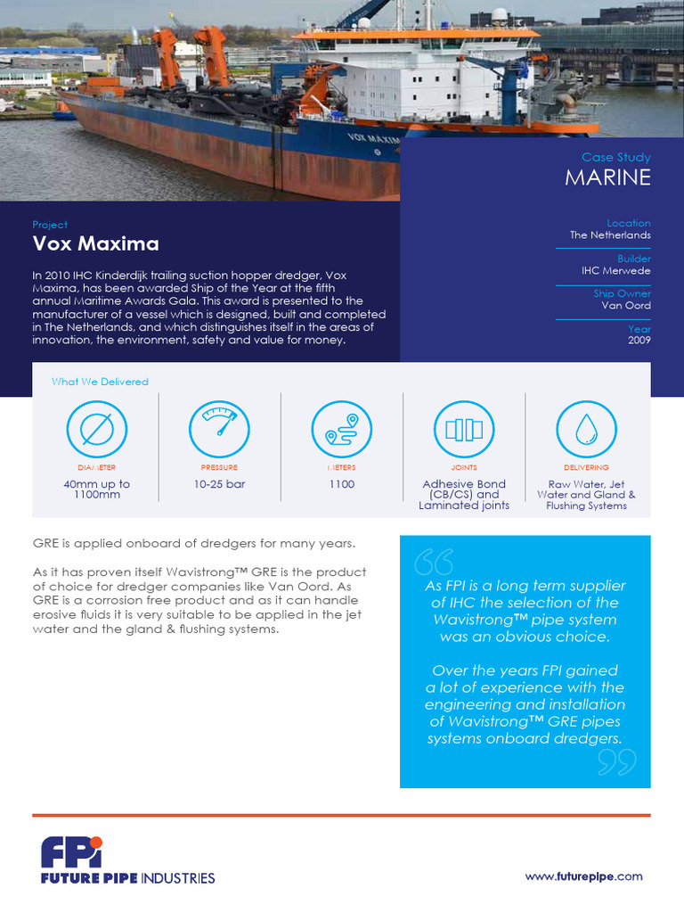 Marine Vox Maxima | PDF | Dredging | Hydraulic Engineering