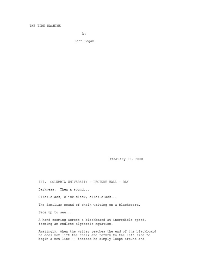 The Time Machine | PDF