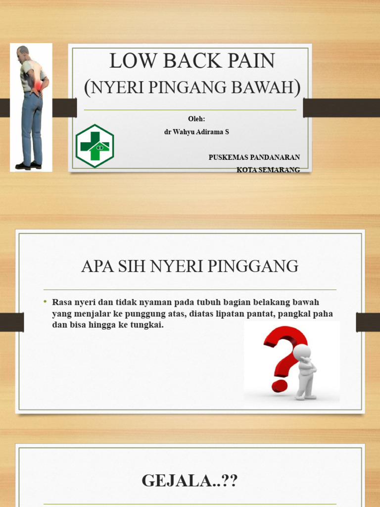 Low Back Pain | PDF