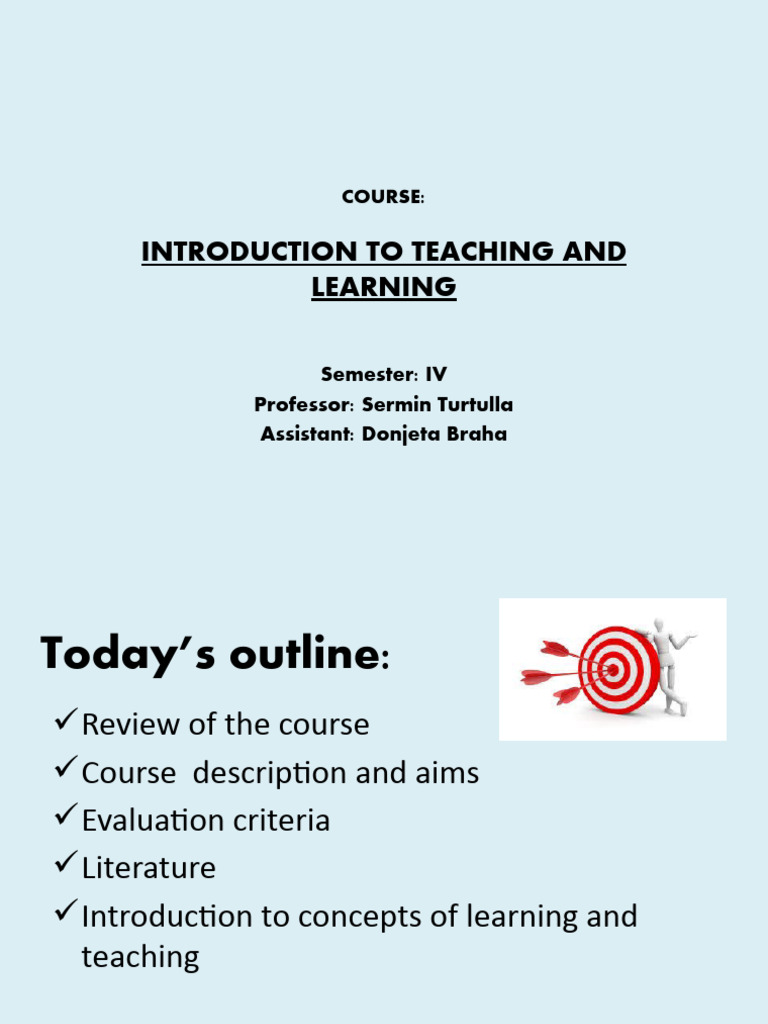 Intro To Learning and Teaching Week 1 | PDF | Learning | Experience