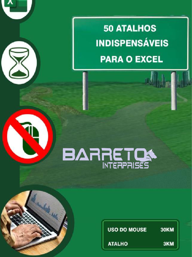 Atalhos Essenciais do Excel | PDF | Botão Ctrl | Teclado de computador