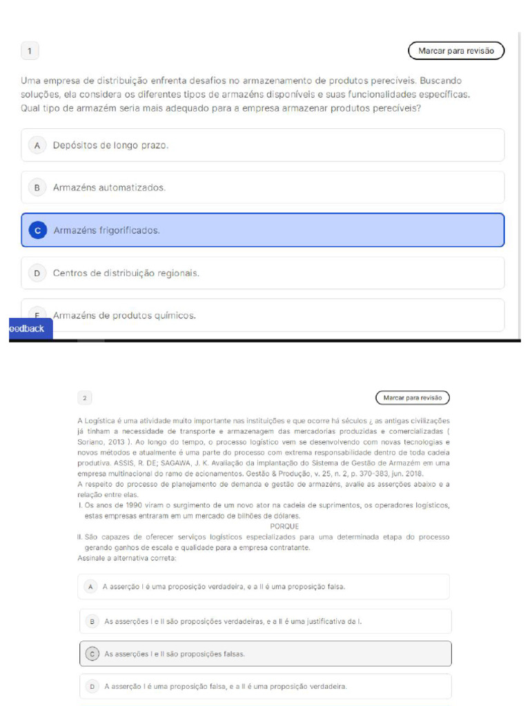 Prova Da Estácio - 2024 | PDF