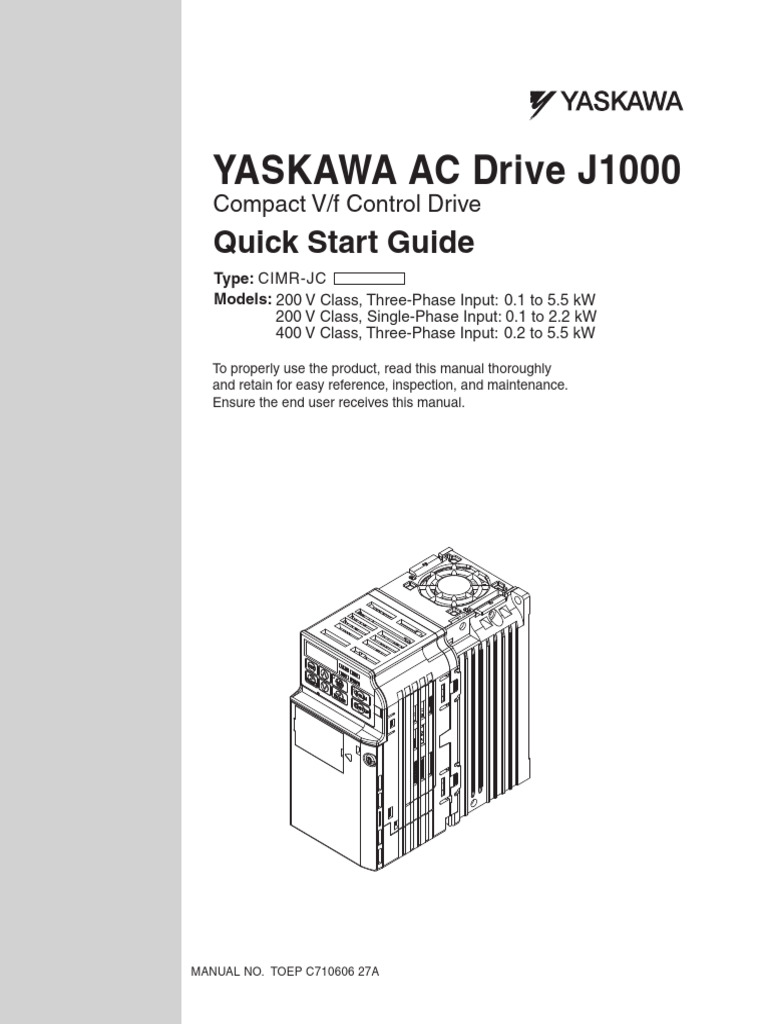 J1000 QSG en Toep C710606 27a 2 0 | PDF | Power Supply | Electrostatic ...