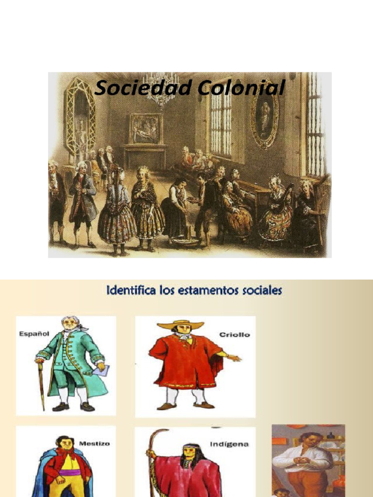 La Sociedad Colonial | PDF