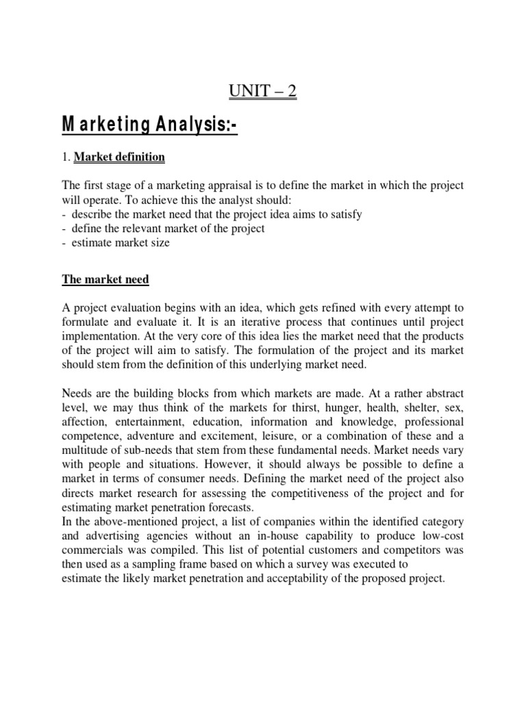 Market Analysis and Strategy Guide | PDF | Market Segmentation | Market ...