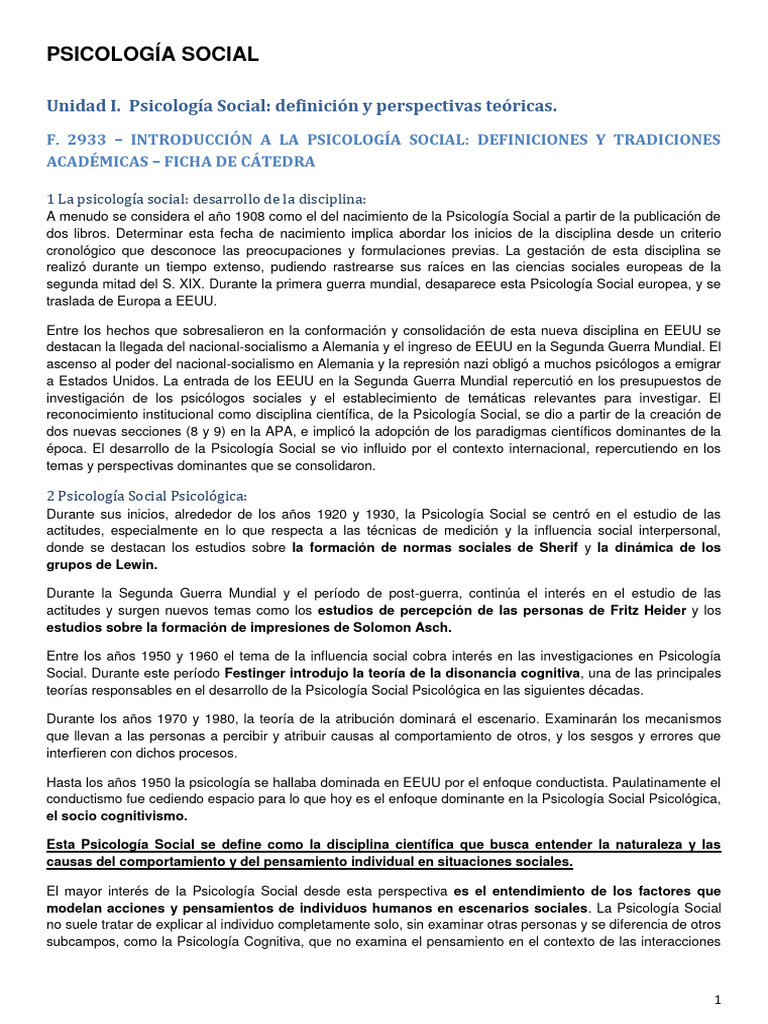 Psicologia Social El Posta Posta | Descargar gratis PDF | Sicología | Psicología Social