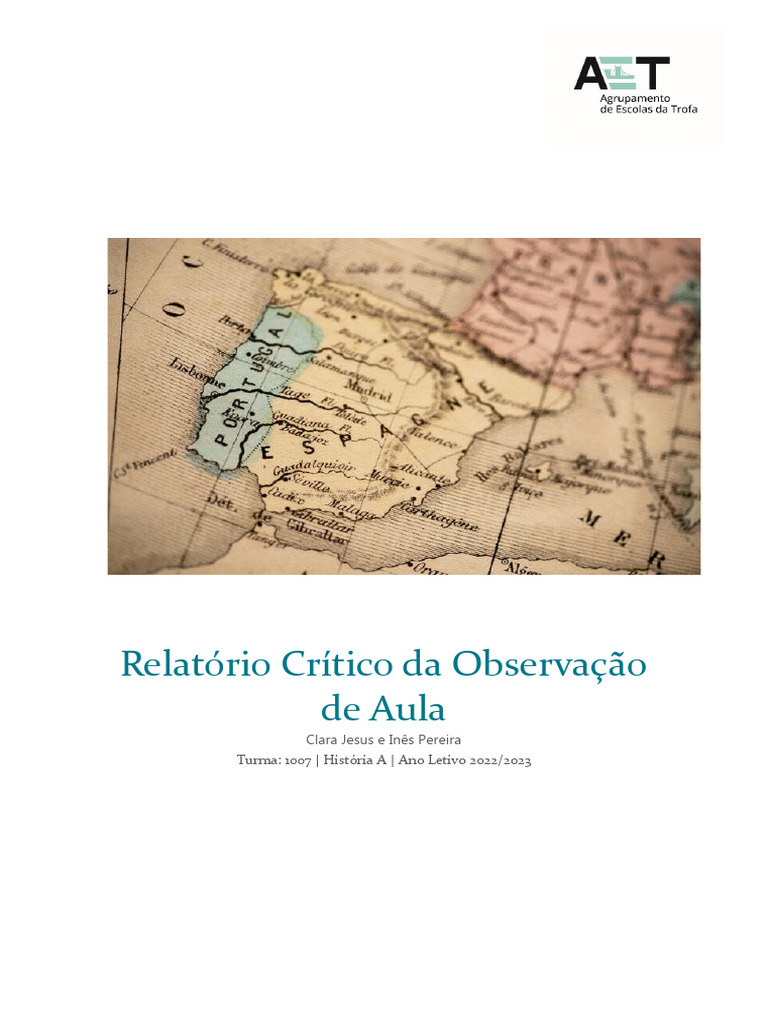Relatório Da Semana História A | PDF