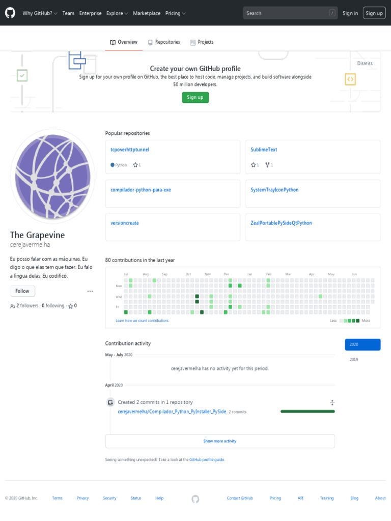 Cerejavermelha (The Grapevine) GitHub | PDF | Computing | Cross Platform Software