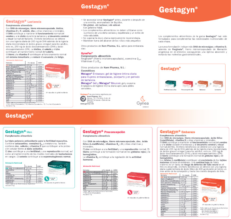 KP Gestagyn Prospecto 060224 | PDF