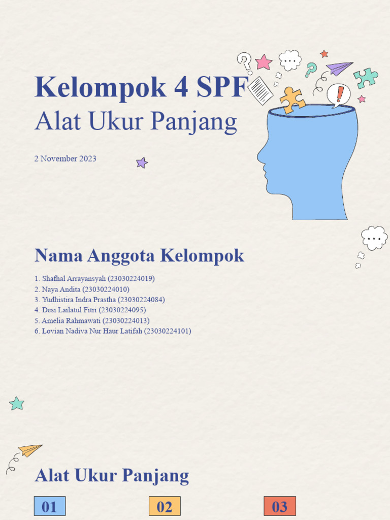 Alat Ukur Panjang dan Fungsinya | PDF | Metode & Bahan Ajar