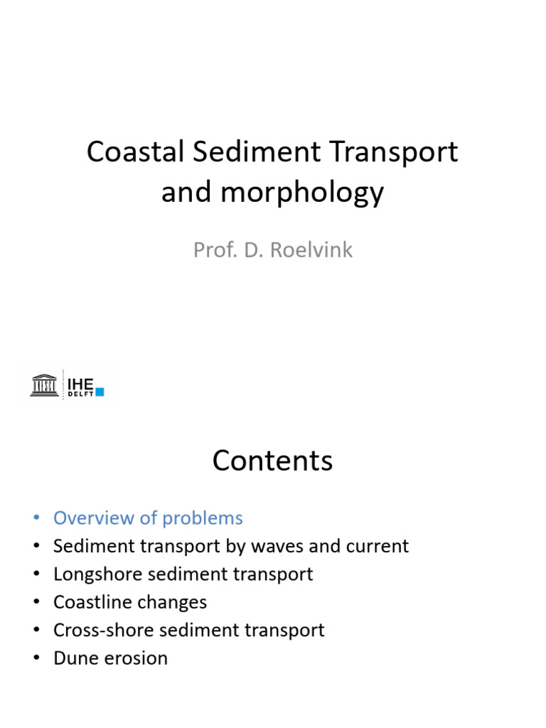 Coastal Sediment Transport Part1-3 | PDF | Coast | Mechanics