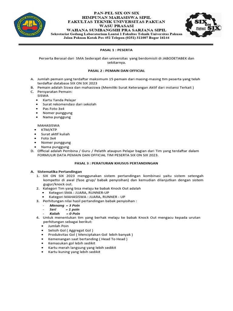 Sop Sos 2023 New Pdf